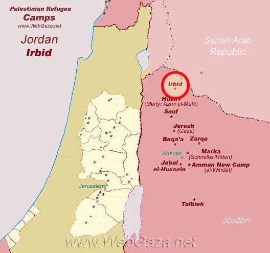 Irbid Refugee Camp - Where is Irbid Camp Located?